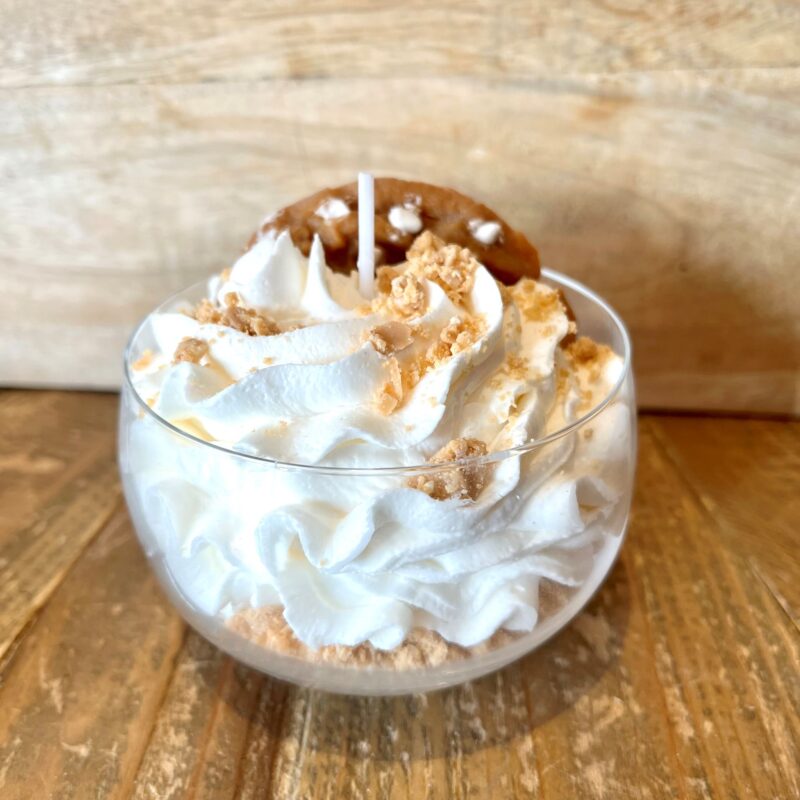 Bougie chantilly PATE A COOKIES - Savonnerie de Bormes